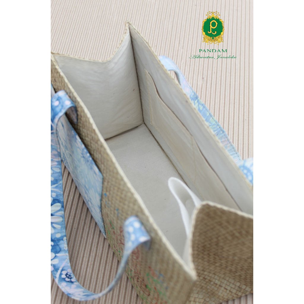 Jual Lunch Bag || Tas Bekal Anyaman Pandan Mix Batik & Lukisan ...