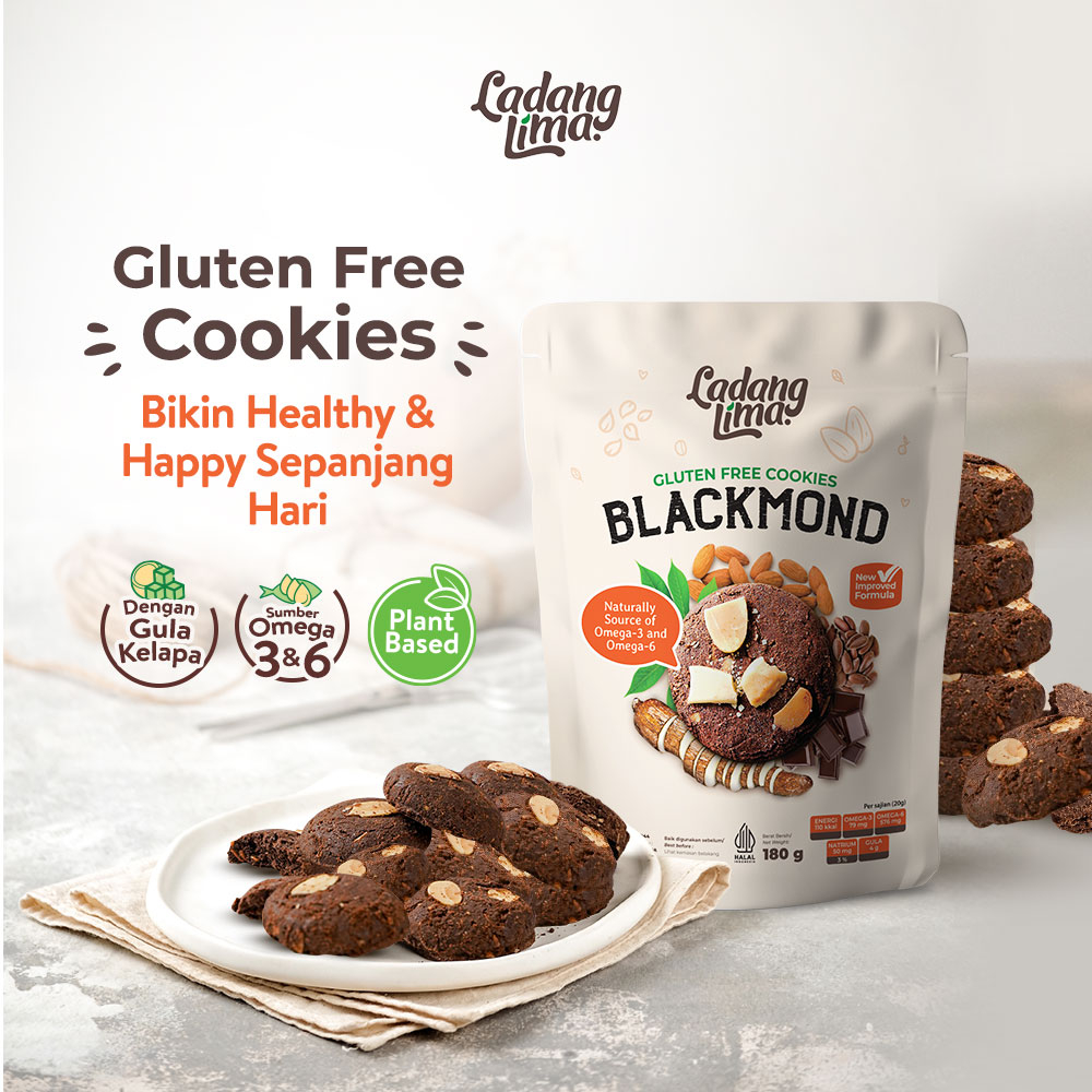 Jual Blackmond 180gr - Ladang Lima cookies gluten free with protein ...