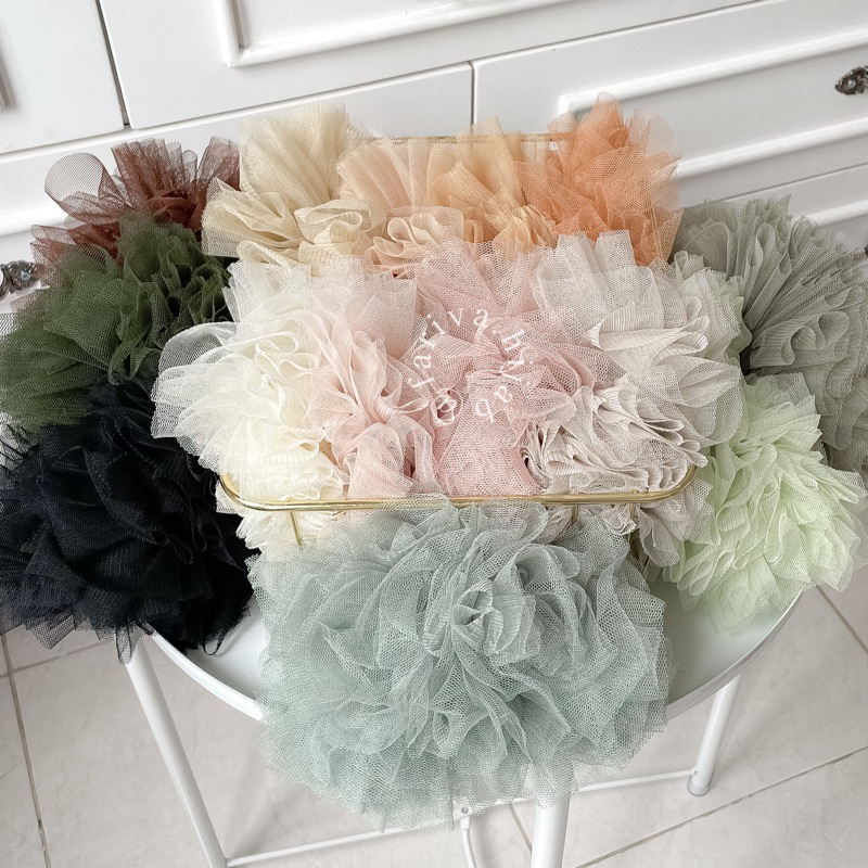 Jual FARIVA - Scrunchie Tile Jumbo +/- 22 cm | Shopee Indonesia