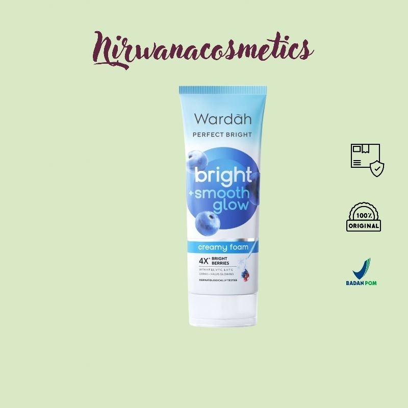 Jual ☆ NIRWANACOSMETICS ☆ Wardah Perfect Bright Creamy Foam Brightening ...