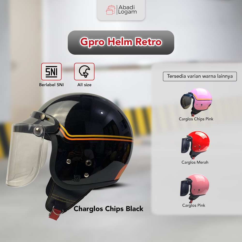 Jual Helm Bogo Classic Retro SNI Terbaik Dengan Desain Klasik Unik ...