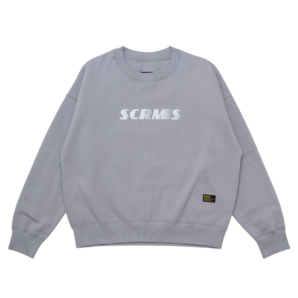 Jual Screamous GAMESOME Sweater Pria Crewneck OVERSIZED LOGOTYPE SLEET ...