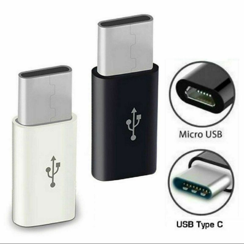 Jual Adapter Atau Converter Micro USB Ke Type C | Shopee Indonesia