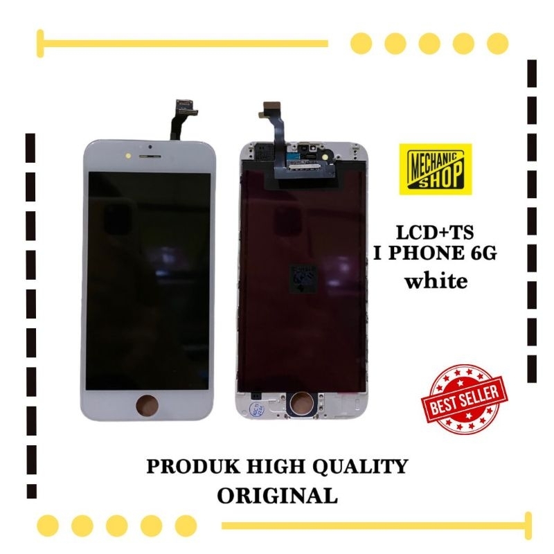 Jual lcd + touchscreen i-phone 6/6g (white) | Shopee Indonesia