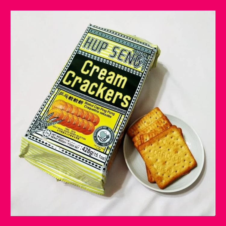 Jual Hup Seng Cream Crackers Biskuit Krim Asin Original Malaysia 428g ...