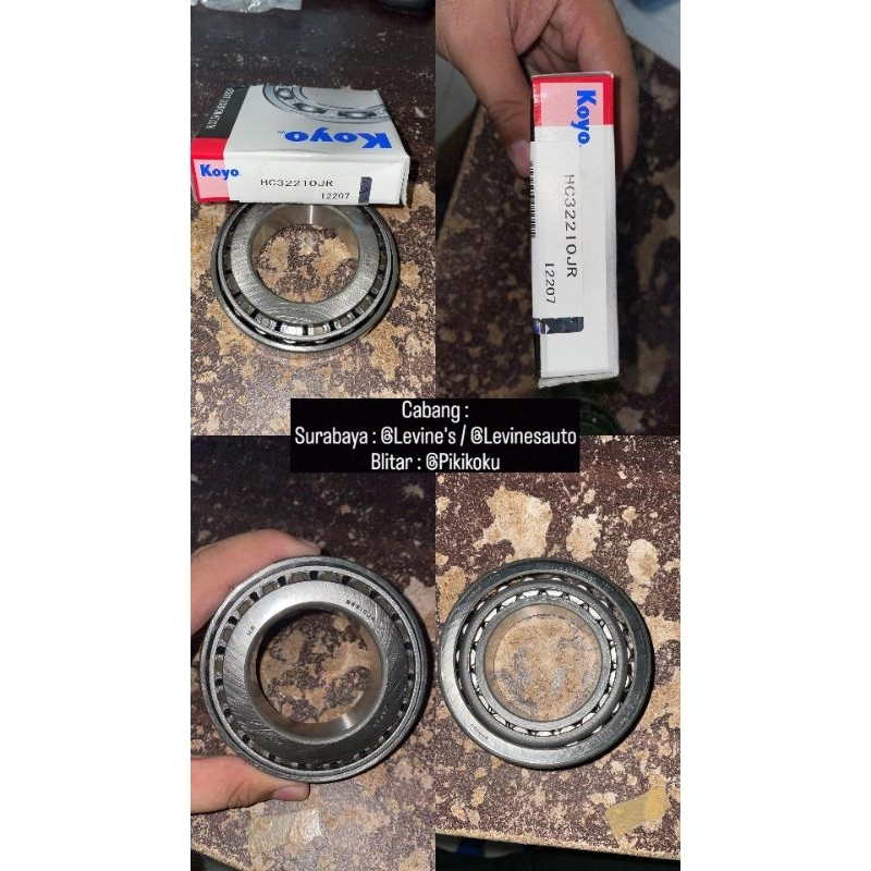 Jual laker 32210 JR koyo jepang / laker roda depan dalam elf / laker ...