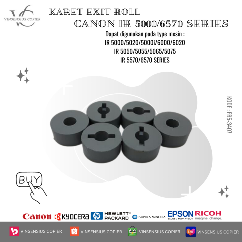 Jual FEEDER EXIT ROLL CANON IR 5000/6570 SERIES | Shopee Indonesia