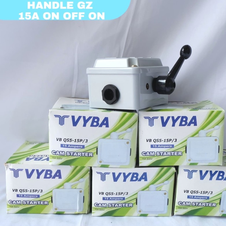 Jual Cam Starter 15P/3 VYBA | Saklar Genset VYBA 15A | Handle Genset | Shopee Indonesia