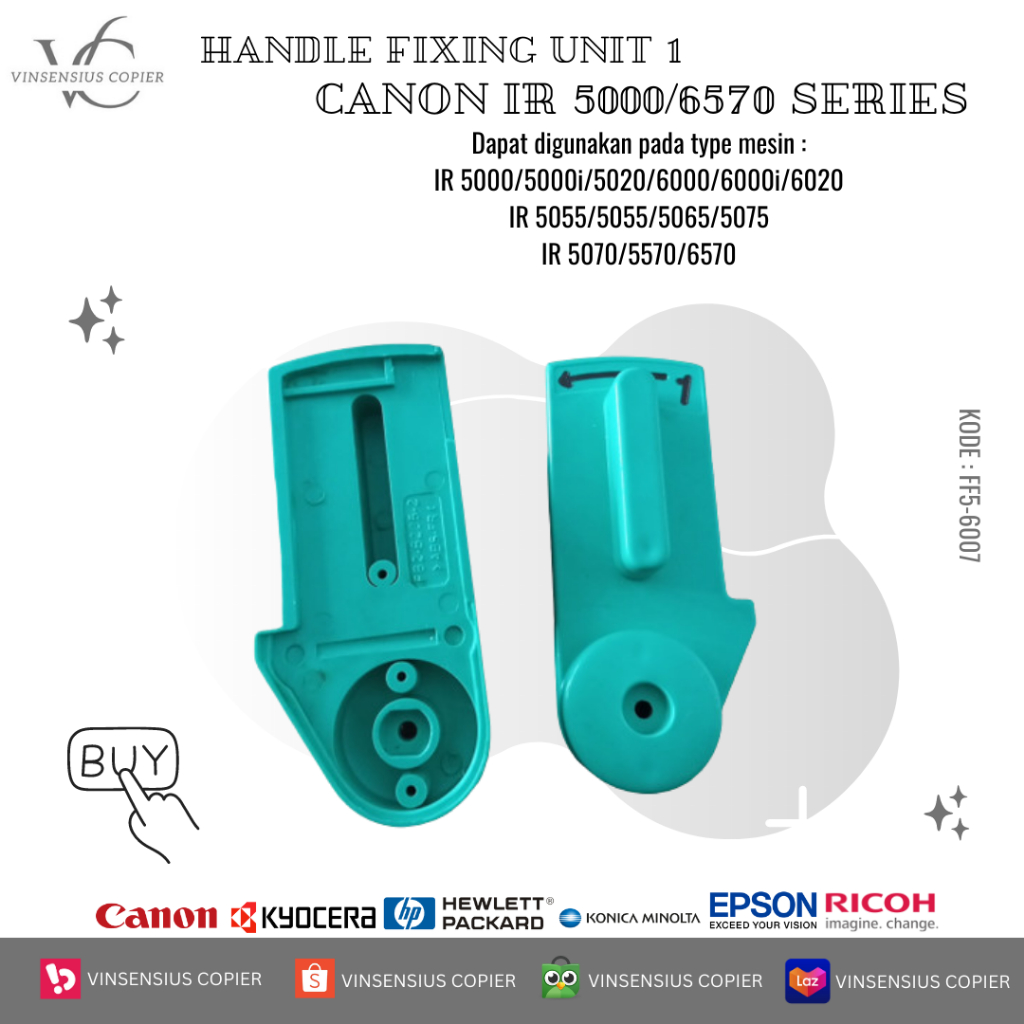 Jual HANDLE FIXING UNIT 1 CANON IR 5000/6000/5570/6570 SERIES | Shopee ...