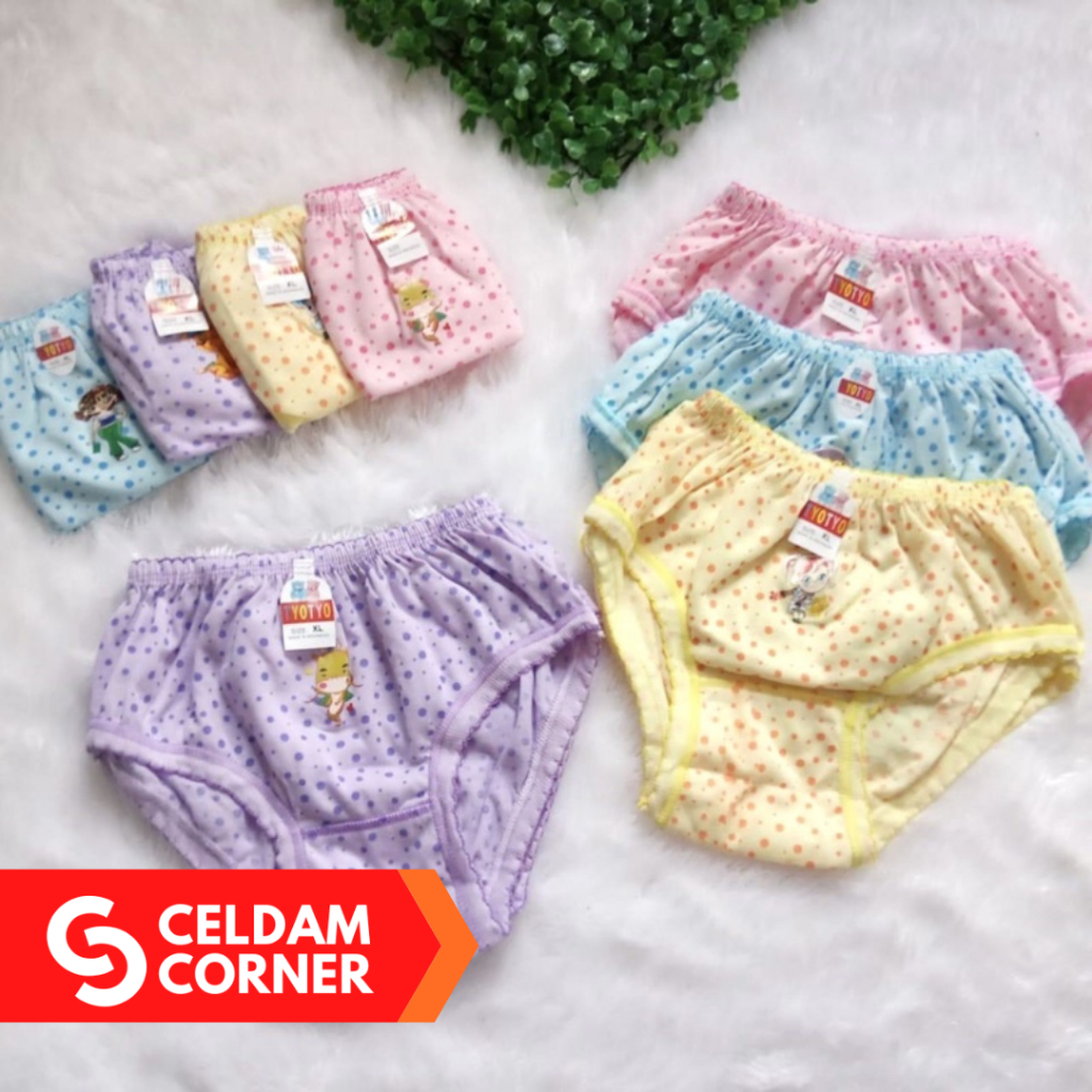 Jual CELDAM CORNER 12 pcs Celana Dalam Anak Perempuan / Lusinan ...