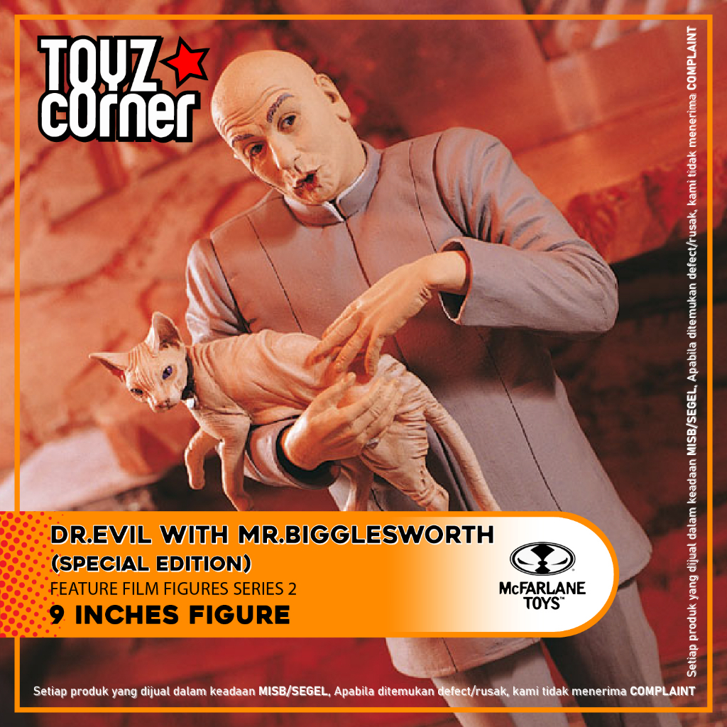 Jual Toyz Corner - Mcfarlane Toys 9 Inch Figure Series 2 - Dr.Evil with ...