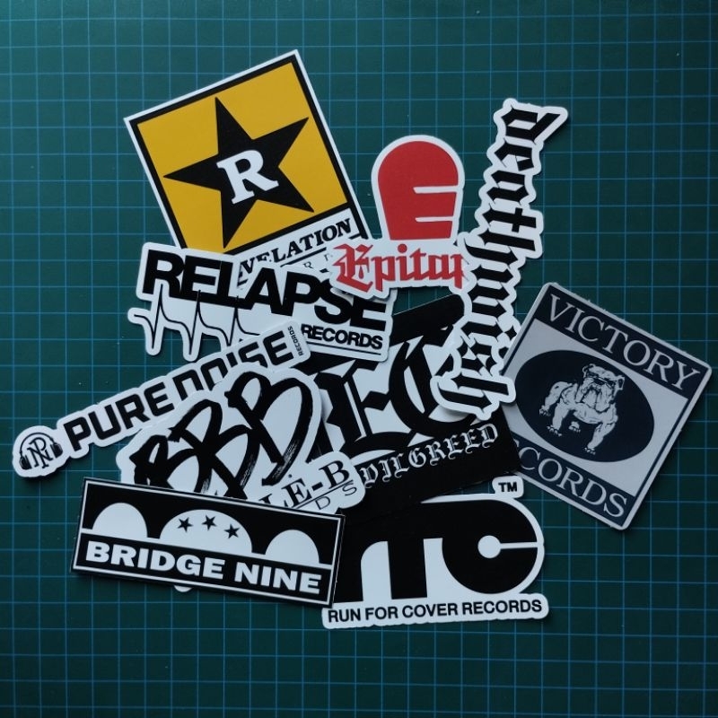 Jual Sticker Satuan Band Records Label Bootleg | Shopee Indonesia