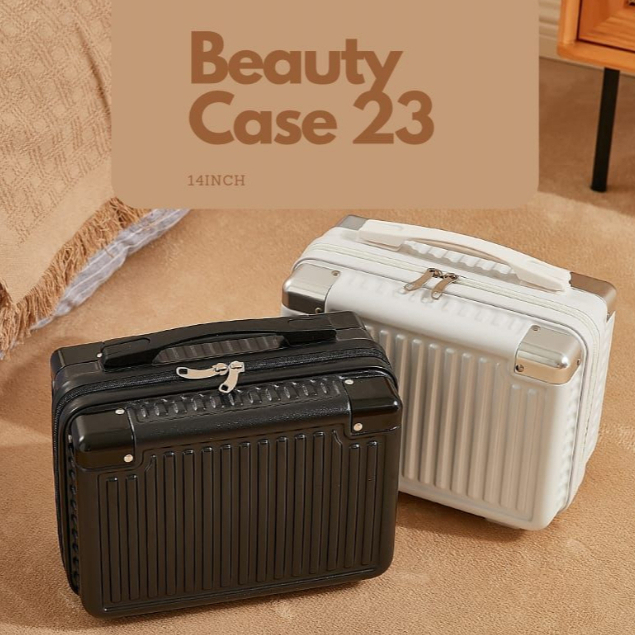 Jual ABS + PC Koper Makeup MIni 14 Inch / Koper Kecil Untuk Travel Dan ...