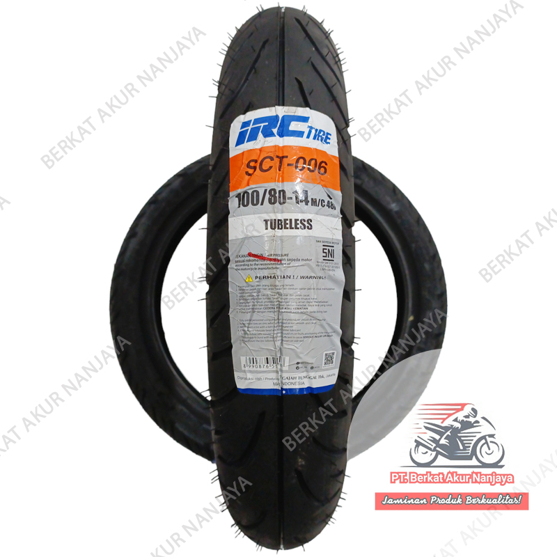 Jual BAN PCX 150 Depan - IRC 100/80 -14 SCT 006 TUBELESS | Shopee Indonesia