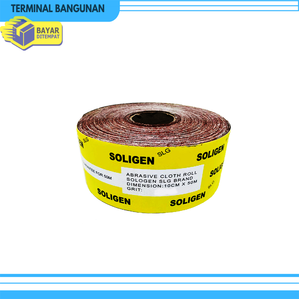 Jual Amplas Roll Meteran Soligen Amplas Meteran ( 1 Roll 50 Meter ...