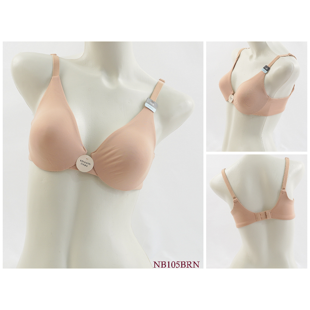 Jual Bra Wanita Kawat Tanpa Busa Full Cup Motif Polos Pakaian Dalam / Underwear NB105 | Shopee ...