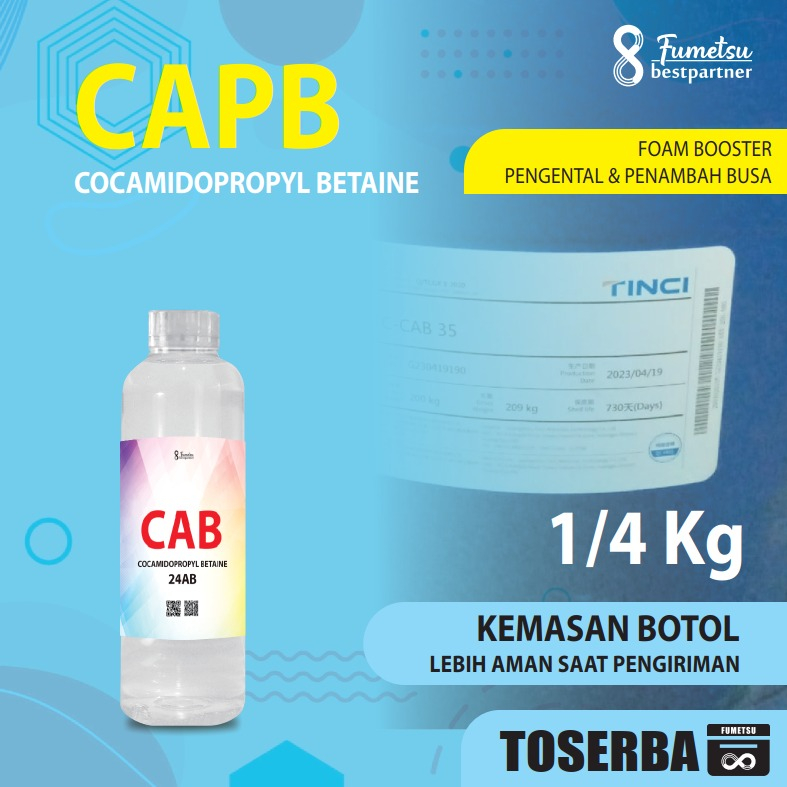 Jual CAPB Cocamidopropyl Betaine Foam Busa Sabun 250Ml Pet (1/4kg ...
