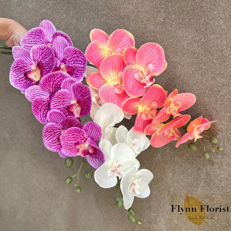 Jual Bunga Anggrek Premium Kain Lukis (Satuan) Bunga Orchid Anggrek ...