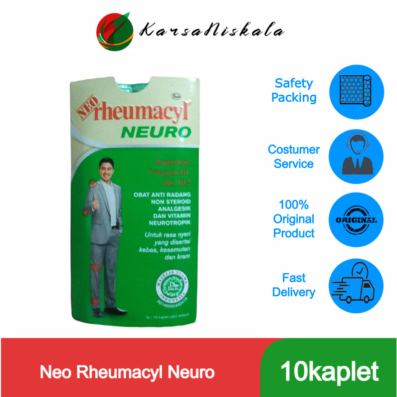 Jual Neo Rheumacly Neuro 1 Blister 10 Kaplet / tablet | Shopee Indonesia