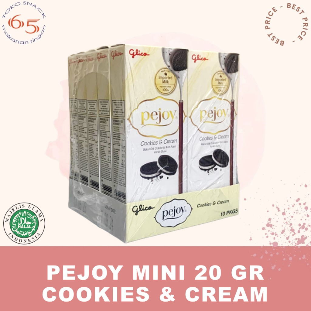 Jual PEJOY MINI 20 gr. glico biskuit. BOX | Shopee Indonesia