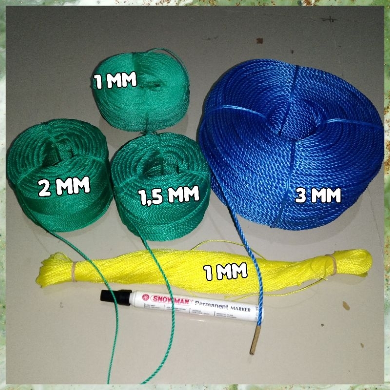 Jual Tali Tambang & Kenur Layangan 1-3 mm | Shopee Indonesia