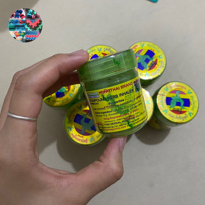 Jual Hongthai Brand Compound Inhaler | Inhaler Viral Thailand | Shopee ...