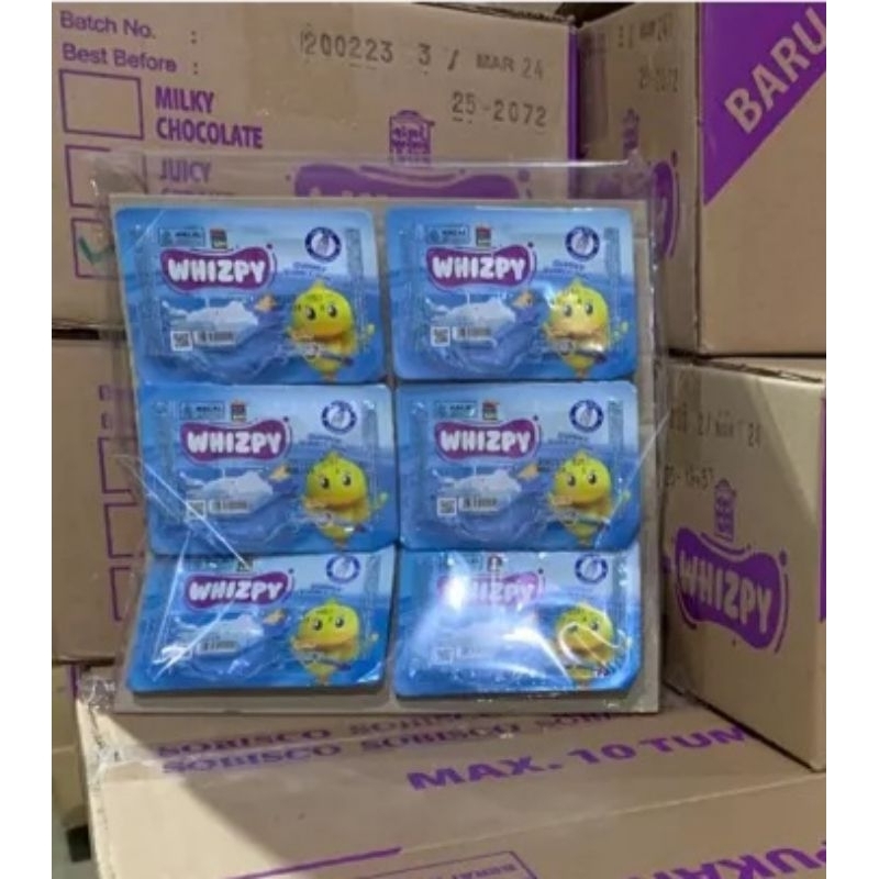 Jual Tini Wini Biti WHIZPY Biskuit Krekers Susu Dengan Krim isi 6 x 22 ...