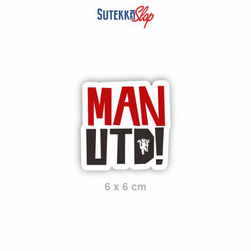 Jual STICKER | STIKER BOLA MANCHESTER UNITED MAN UTD | Shopee Indonesia