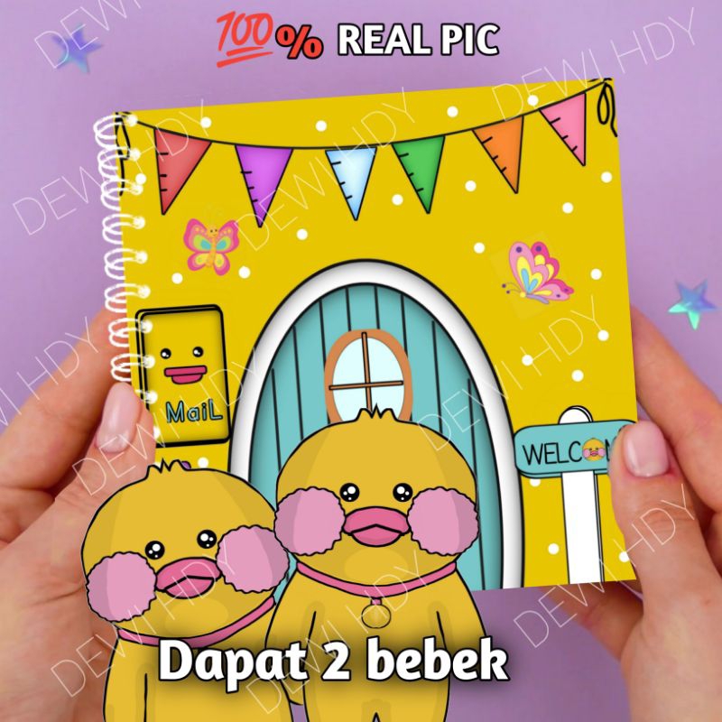Jual boneka kertas paper duck Viral tinggal main saja SUDAH DIPOTONG ...