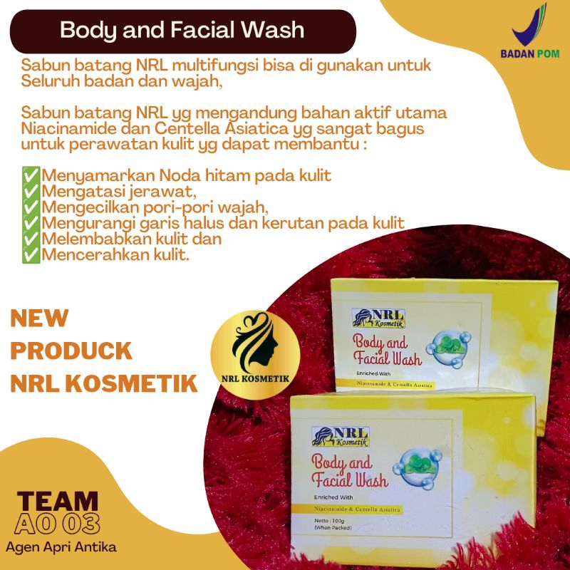 Jual [COD] Sabun Batang NRL ( BODY AND FACIAL WASH NRL ) | Shopee Indonesia