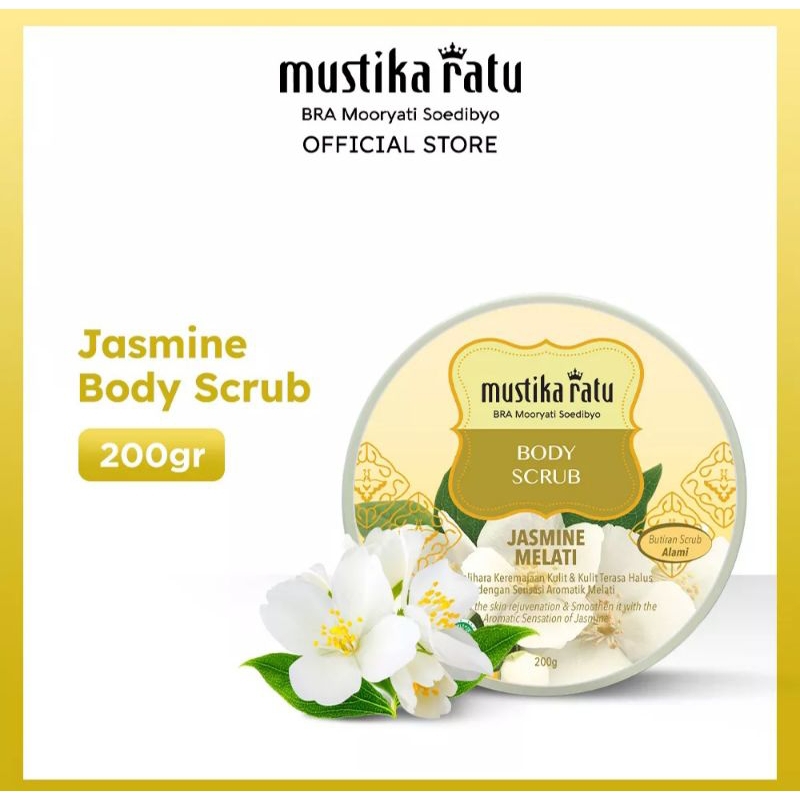 Jual (MUSTIKA RATU) JASMINE BODY SCRUB 200gr(ed juni 28) | Shopee Indonesia