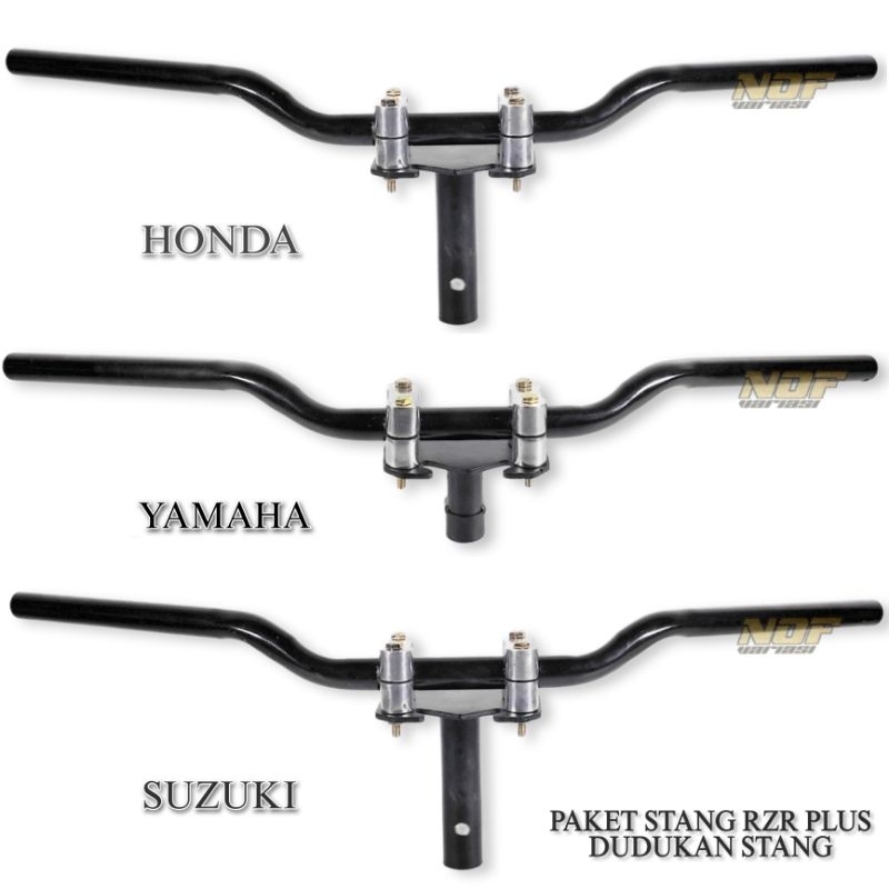 Jual Stang Rzr plus Dudukan Stang Universal Honda Yamaha Suzuki Matic ...