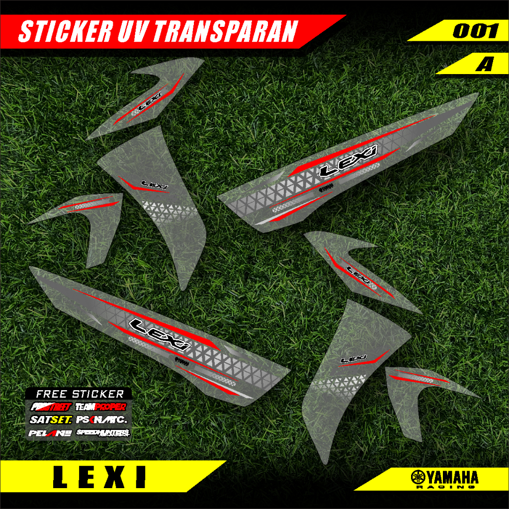 Jual STRIPING TRANSPARAN YAMAHA LEXI VARIASI LIST MOTOR DESAIN ...