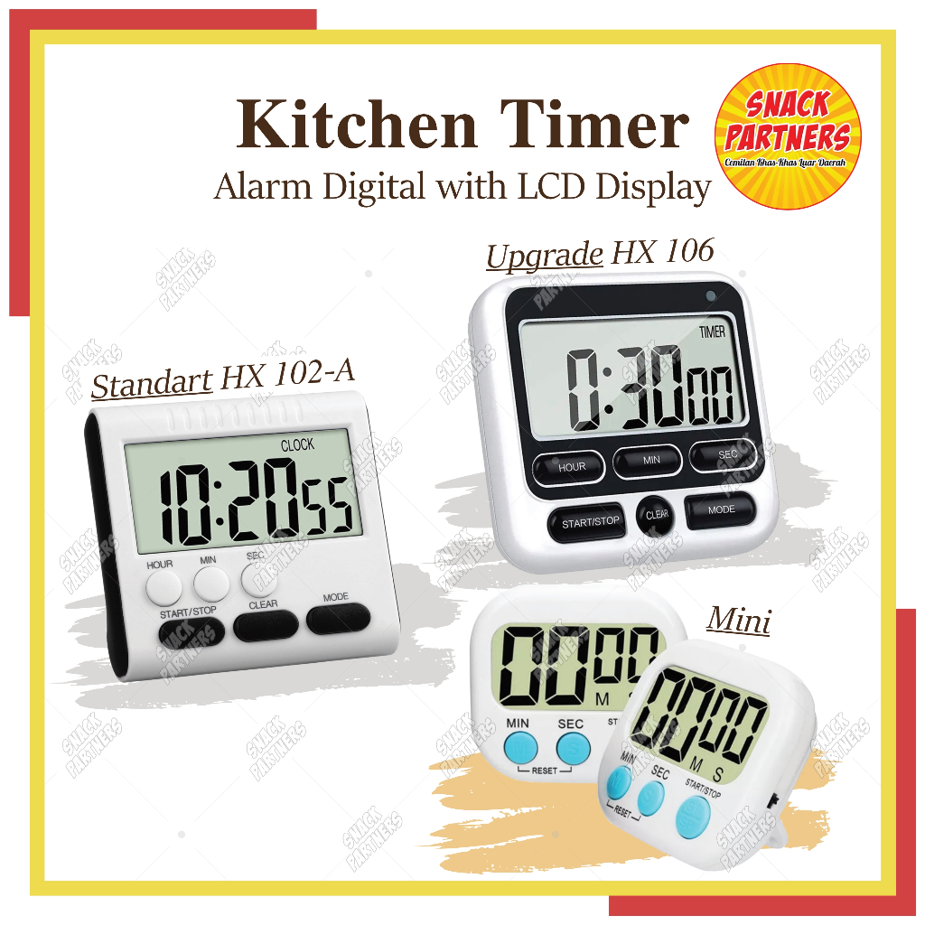Jual DIGITAL LCD KITCHEN TIMER / Dapur Digital Pengatur Waktu Masak ...