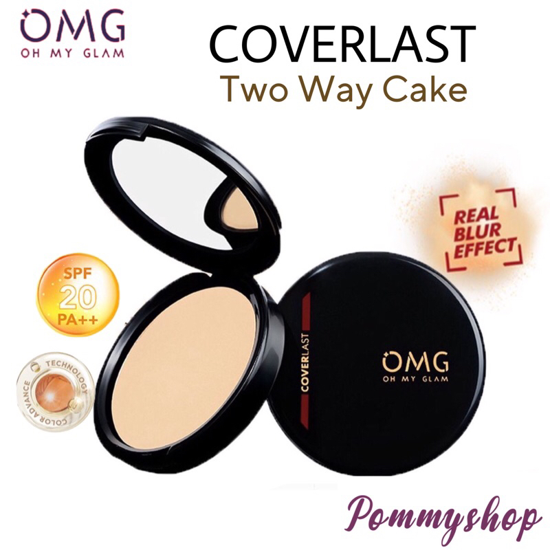 Jual OMG Oh My Glam Coverlast Two Way Cake SPF 20 PA+++ | Shopee Indonesia