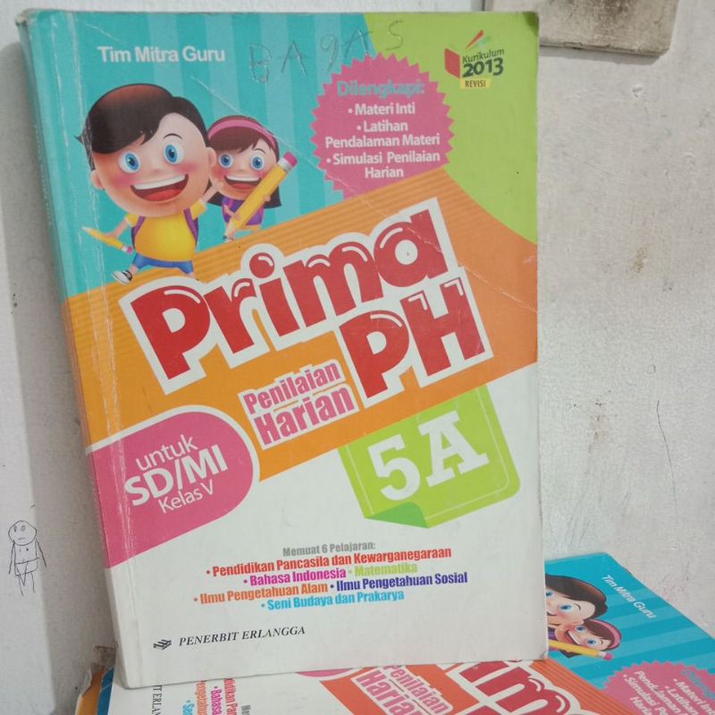 Jual buku Prima PH SD kelas 5A penerbit erlangga | Shopee Indonesia