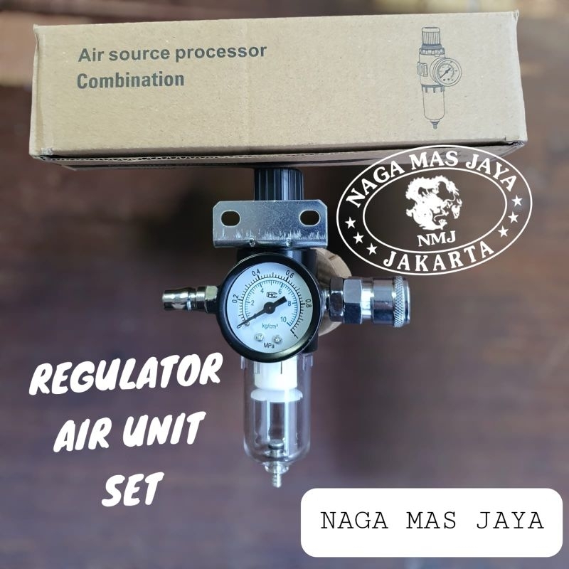 Jual AIR FILTER REGULATOR KOMPRESOR 1/4 INCH / FILTER AIR COMPRESSOR ...