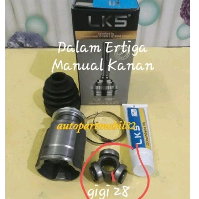 Jual CV Joint Dalam As Roda Depan Dalam Kanan Suzuki Ertiga Manual | Shopee Indonesia