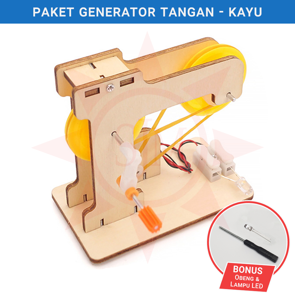 Jual Paket Generator / Pembangkit Listrik Tangan / Engkol / Tuas ...