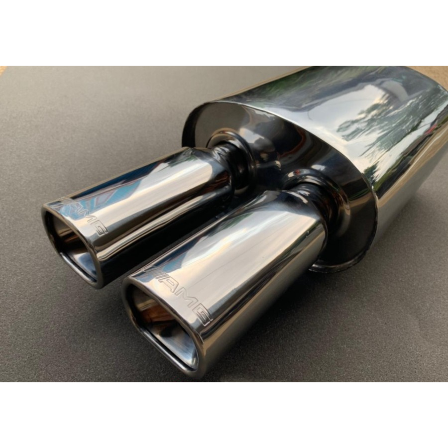 Jual knalpot sebring AMG kotak - muffler AMG Mercy | Shopee Indonesia