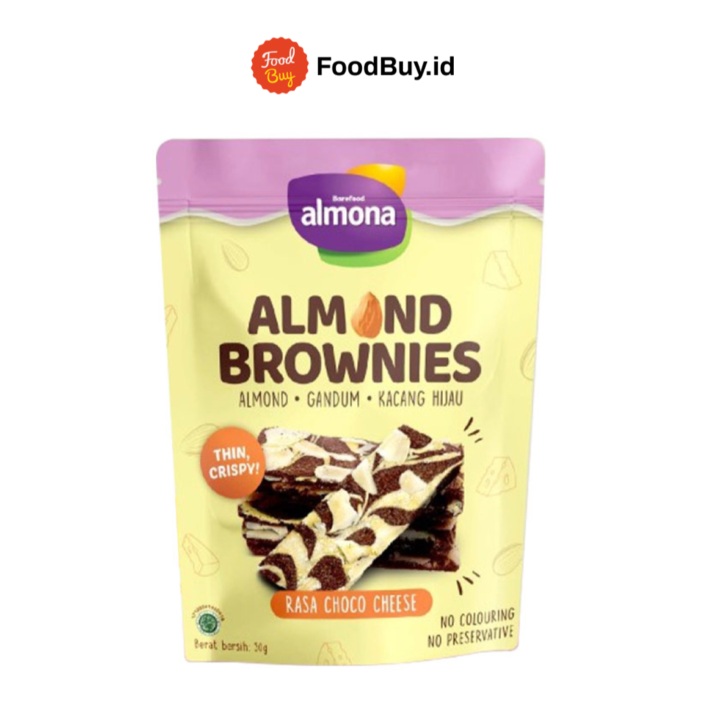 Jual Almona Almond Cemilan Sehat Rasa Choco Cheese 50 gr | Shopee Indonesia