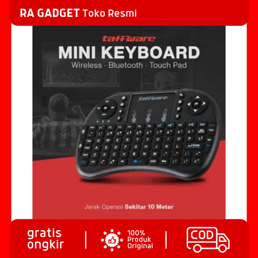 Jual Mini Keyboard Wireless 2.4 GHz Bluetooth Touch Pad / Keyboard ...