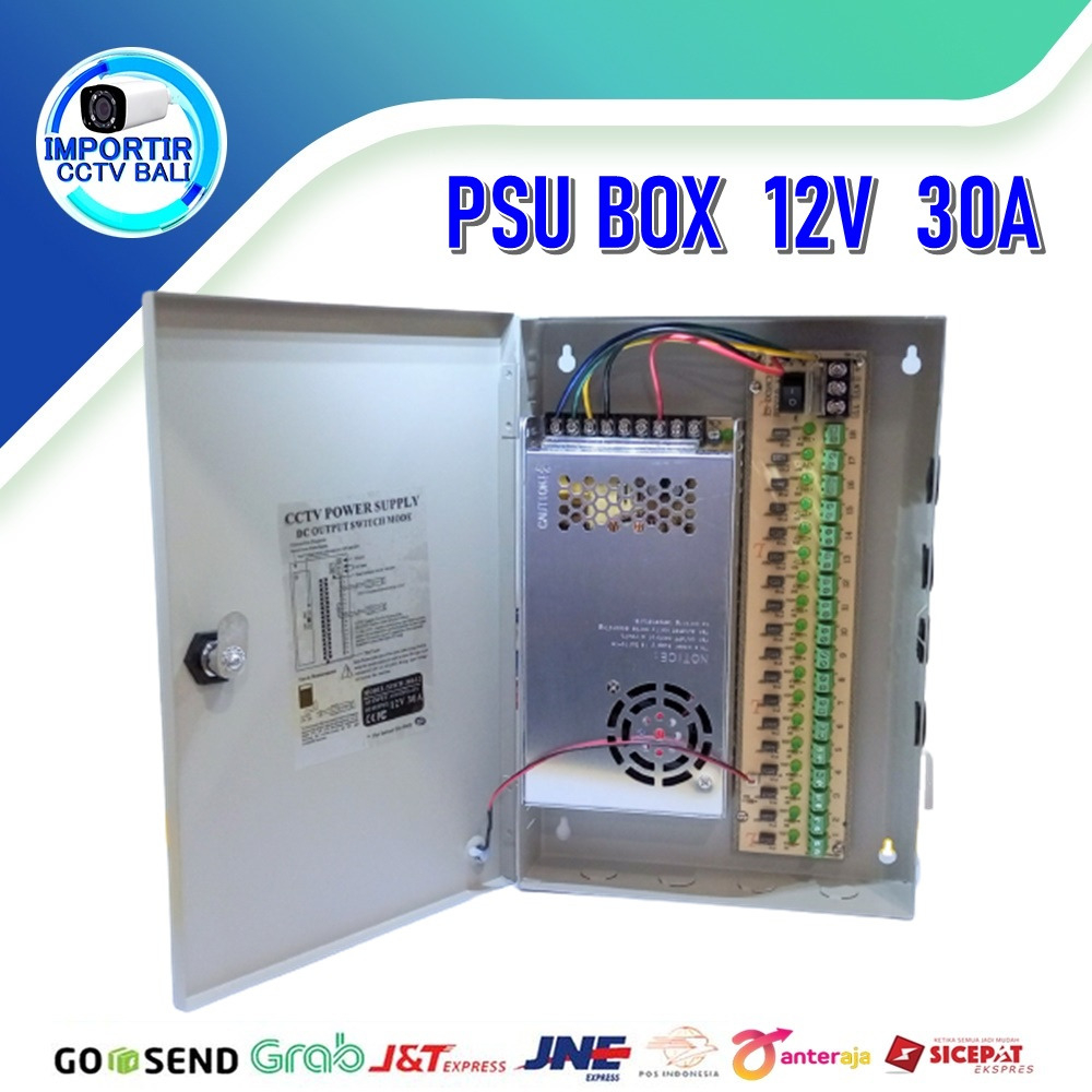 Jual PSU Power Supply CCTV 12V 30A Box - PSU Box - ICB | Shopee Indonesia