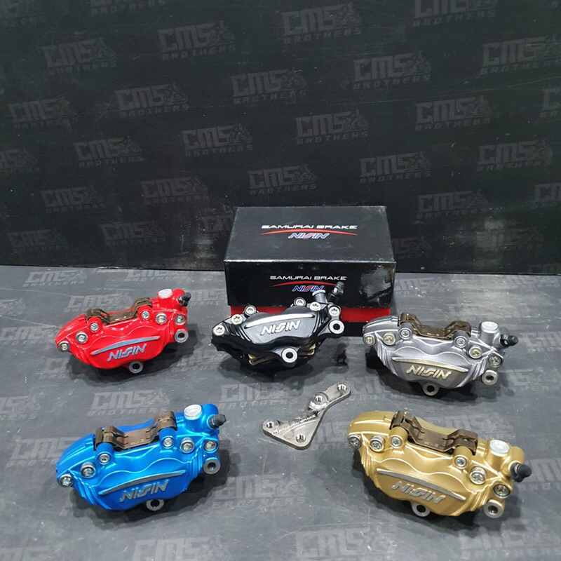 Jual Caliper Kaliper Depan Nissin Samurai Brake 298mm 4P 4 Piston Yamaha Xmax 250 | Shopee Indonesia