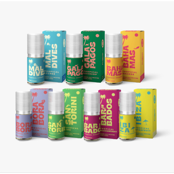 Jual FOOM TROPICAL SERIES 30ML 30MG SANTORINI BARBADOS BORA BORA IBIZA ...