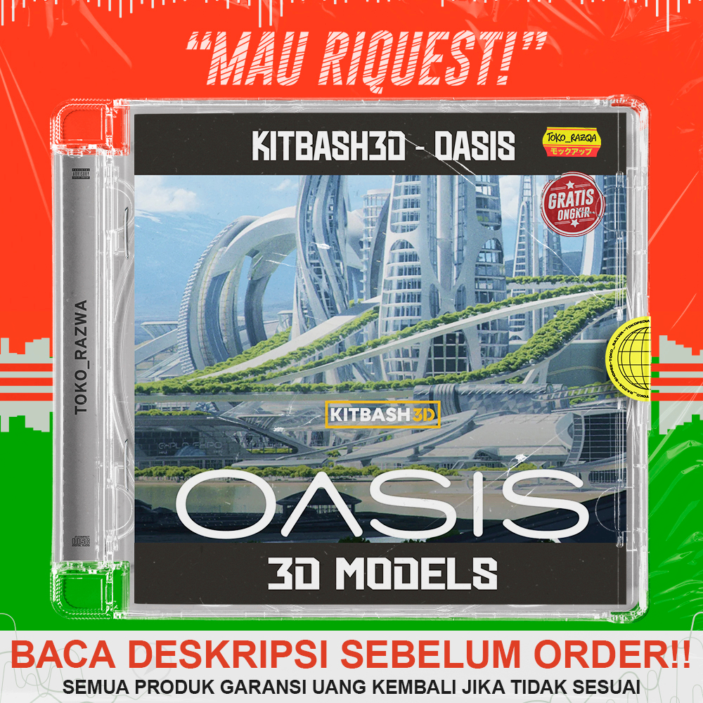 Jual 3D Models - KitBash3D - Oasis - 270723 | Shopee Indonesia