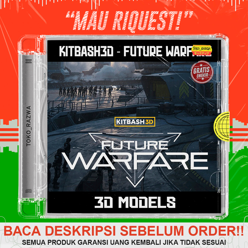 Jual 3D Models - KitBash3D - Future Warfare - 270723 | Shopee Indonesia
