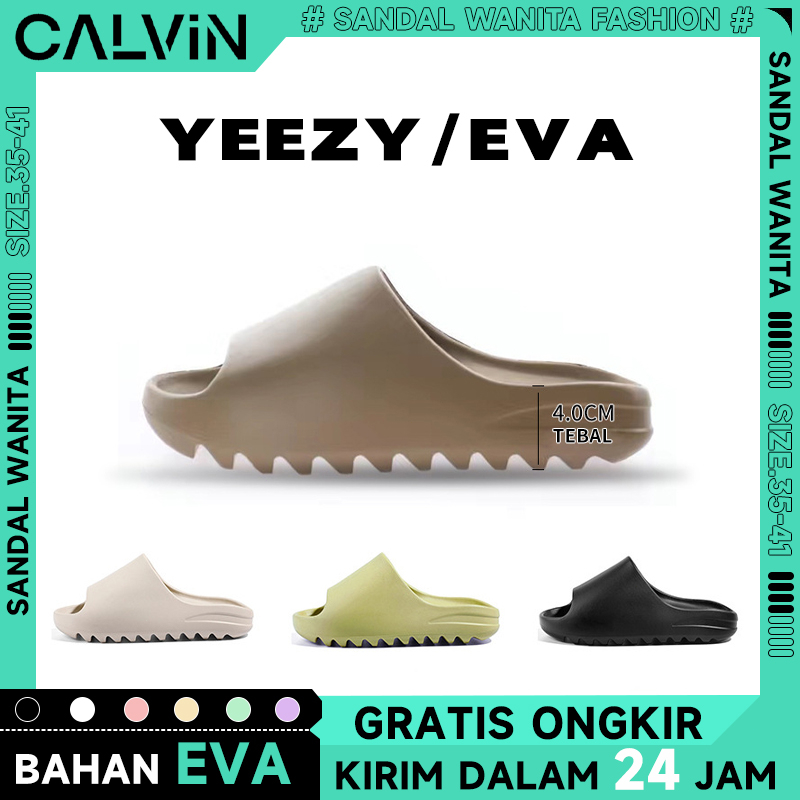 Jual Sandal Slop Wanita/Pria Karet Eva Empuk Import Terbaru Sepatu ...