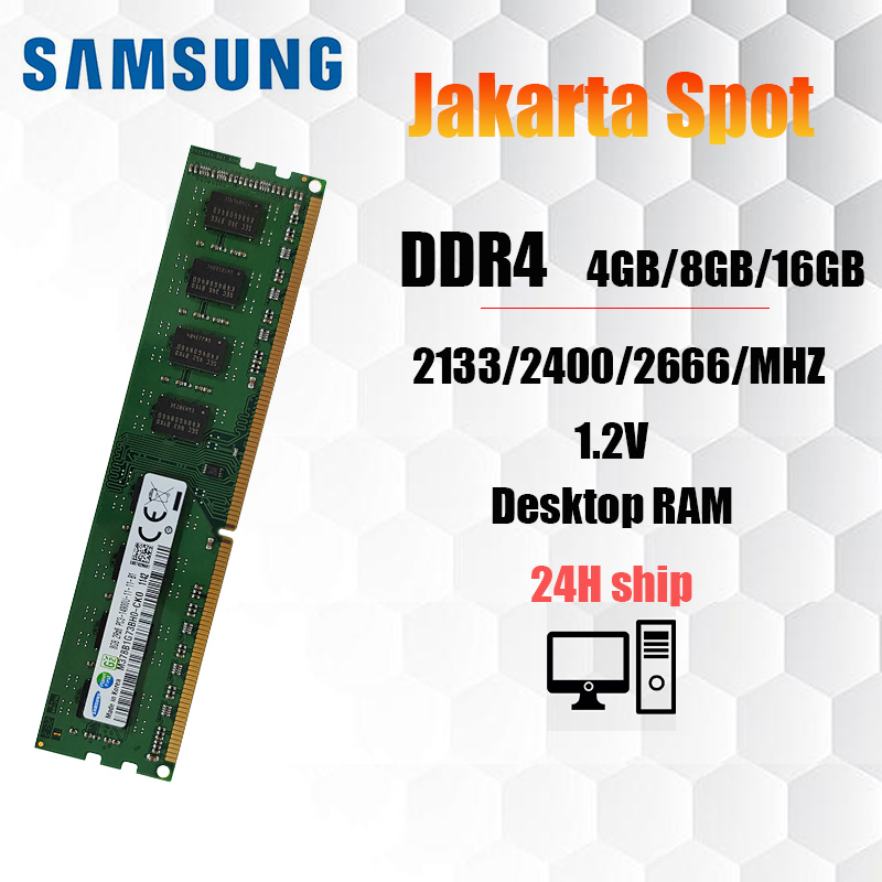 Jual 【jakarta Spot】4gb 8gb 16gb Samsung 2400 2666 3200mhz Desktop Ram