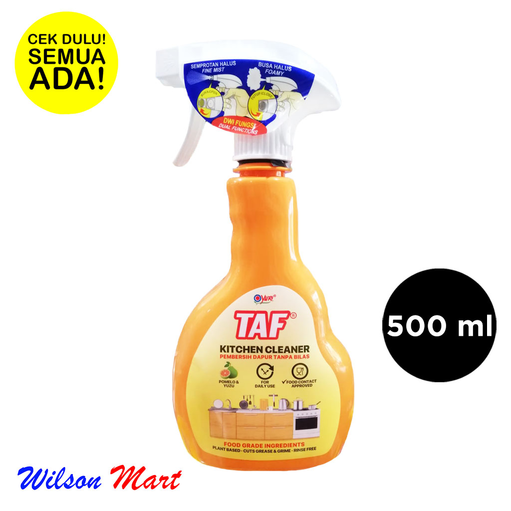 Jual YURI TAF SPRAY KITCHEN CLEANER PEMBERSIH DAPUR ANTIBACTERIAL 500 ...